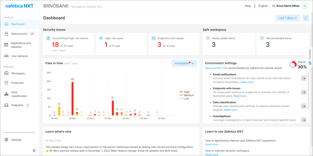 Data Loss Prevention - Book a demo now | Solution Brainbox